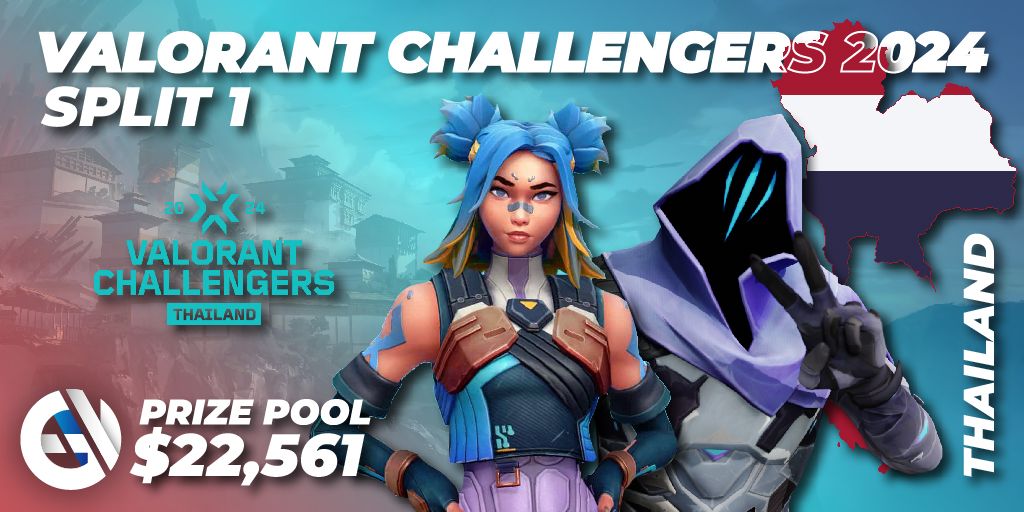 турнір VALORANT Challengers Thailand 2024: Split 1 🎮 турнір VALORANT 📅 розклад матчів на ...